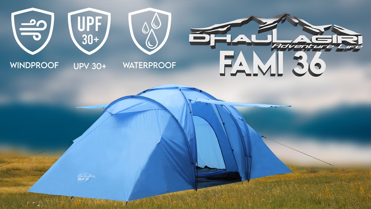DHAULAGIRI FAMI 36 Tenda Nyaman Untuk Kemah Keluarga! - YouTube