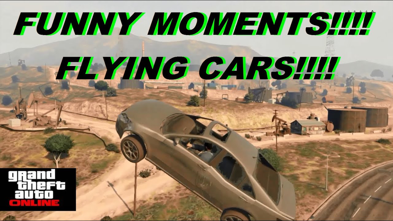 BEST FUNNY VIDEOS ★ Flying Cars PT5 ★ (GTA 5 Very Funny Videos Try Not ...