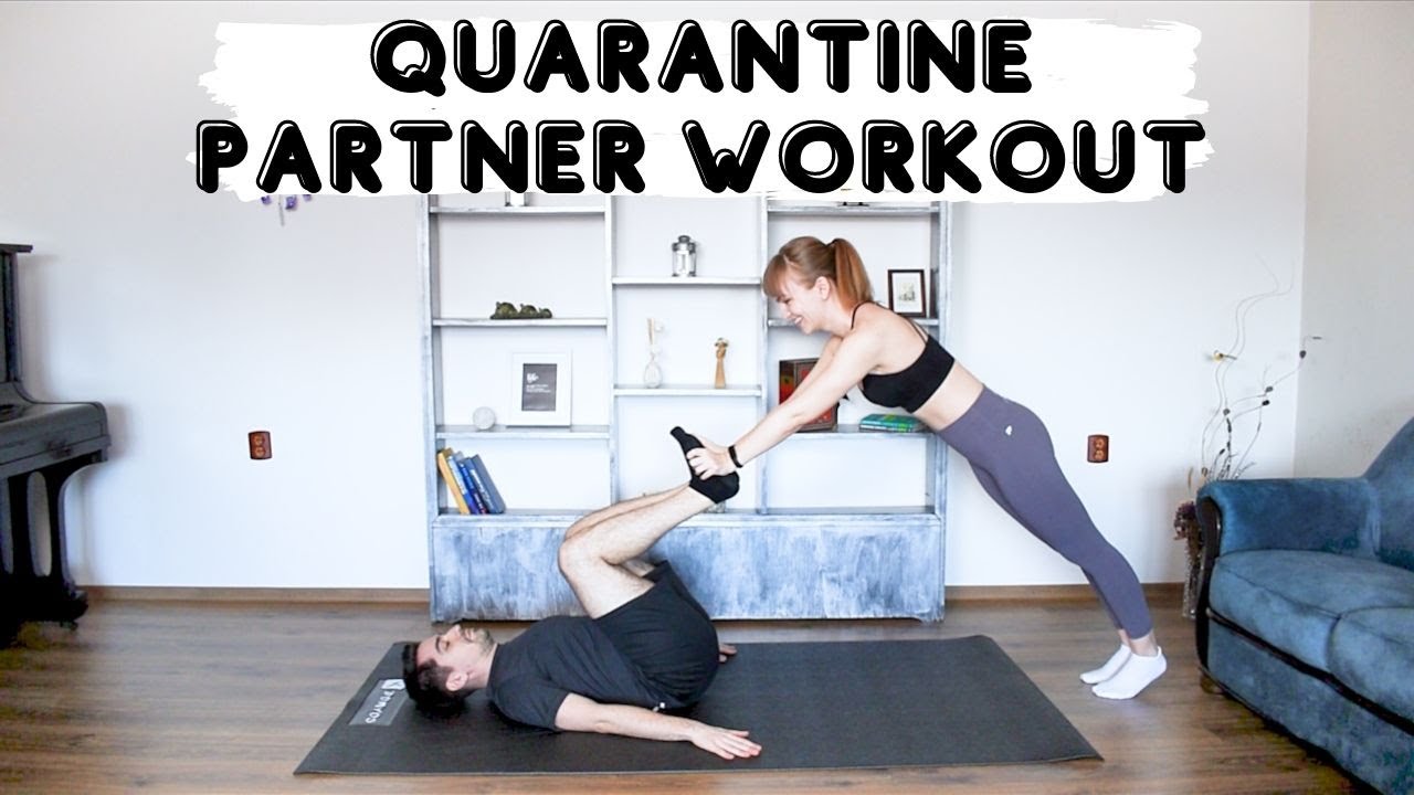 Full Body PARTNER WORKOUT - Quarantine Workout for Couples Challenge ...