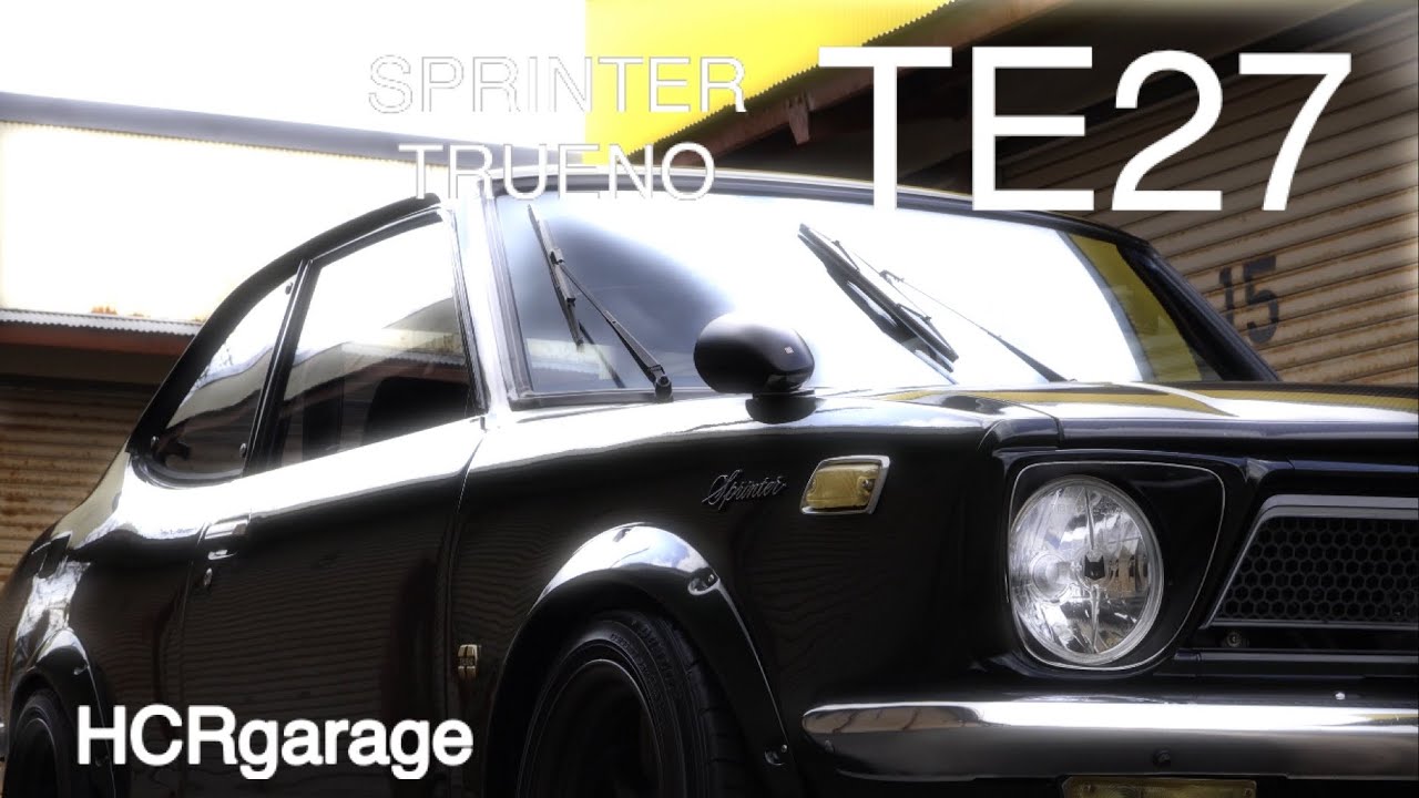 TOYOTA SPRINTER TRUENO TE27 MOVIE #jdm #トヨタ #トレノ #te27 #旧車 - YouTube