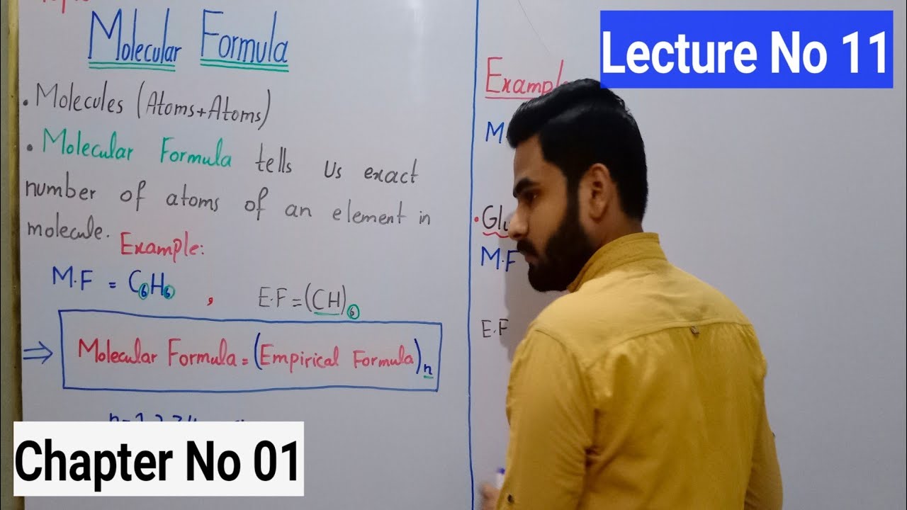 Molecular Formula Class 9 In Urdu Hindi Ch 01 Lec 11 molecular-formula-class-9-in-urdu-hindi-ch-01-lec-11