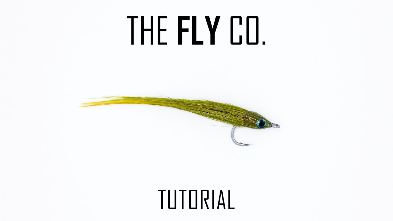 Fly tying • Olive Flatwing • Tutorial, Streamer, Baitfish, Fly tying materials. - YouTube