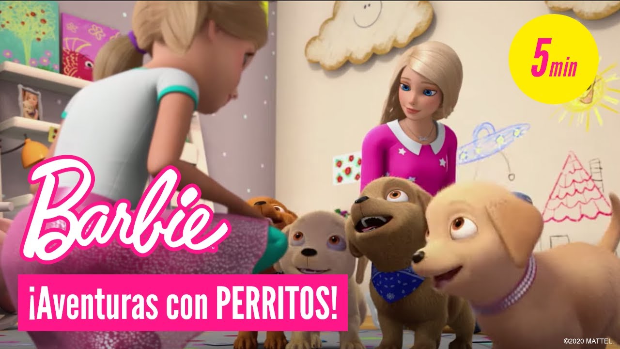 Las AVENTURAS más emocionantes CON PERRITOS I Barbie Latinoamérica ...