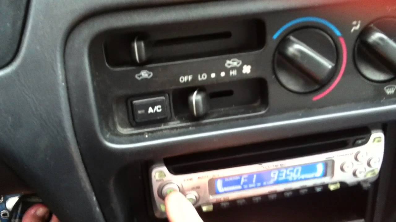TOYOTA TERCEL 98 - YouTube