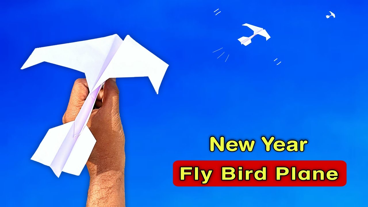 new year flying bird plane, how to make best flying plane, long flying ...