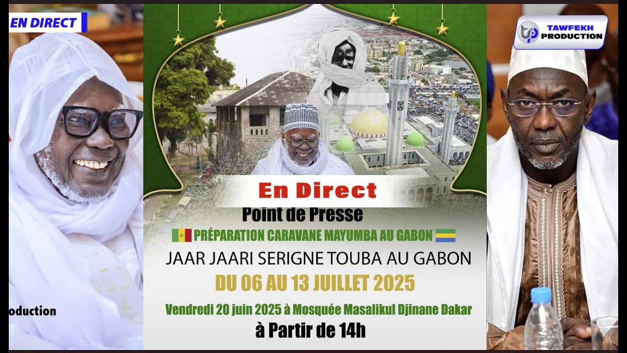 🔴En DirectPOINT DE PRESSE PRÉPARATION CARAVANE MAYUMBA DU 06 AU 13 ...