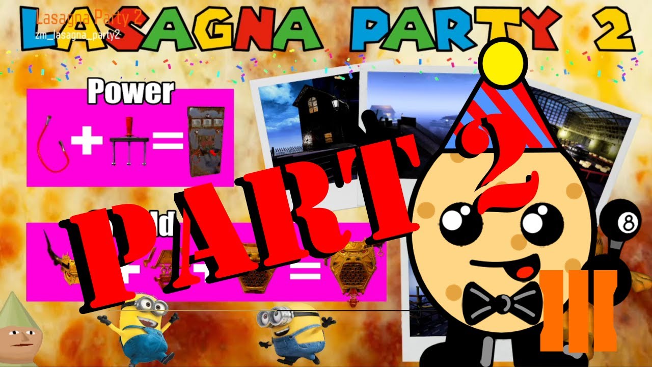 Garfield Can't Defeat Glitches: Lasagna Party 2 part 2 - Cod Black Ops ...