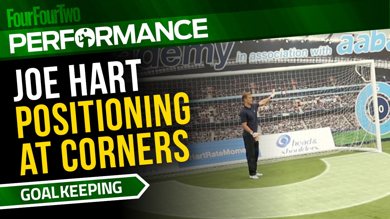 Joe Hart | Positioning at corners | Pro level goalkeeper tips - YouTube