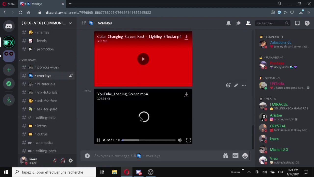 New GFX / VFX Discord SERVER 2021 ! (100's Of Free FN Renders ...