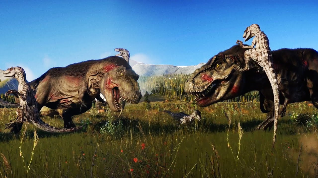 A very bad day for one T-Rex - YouTube