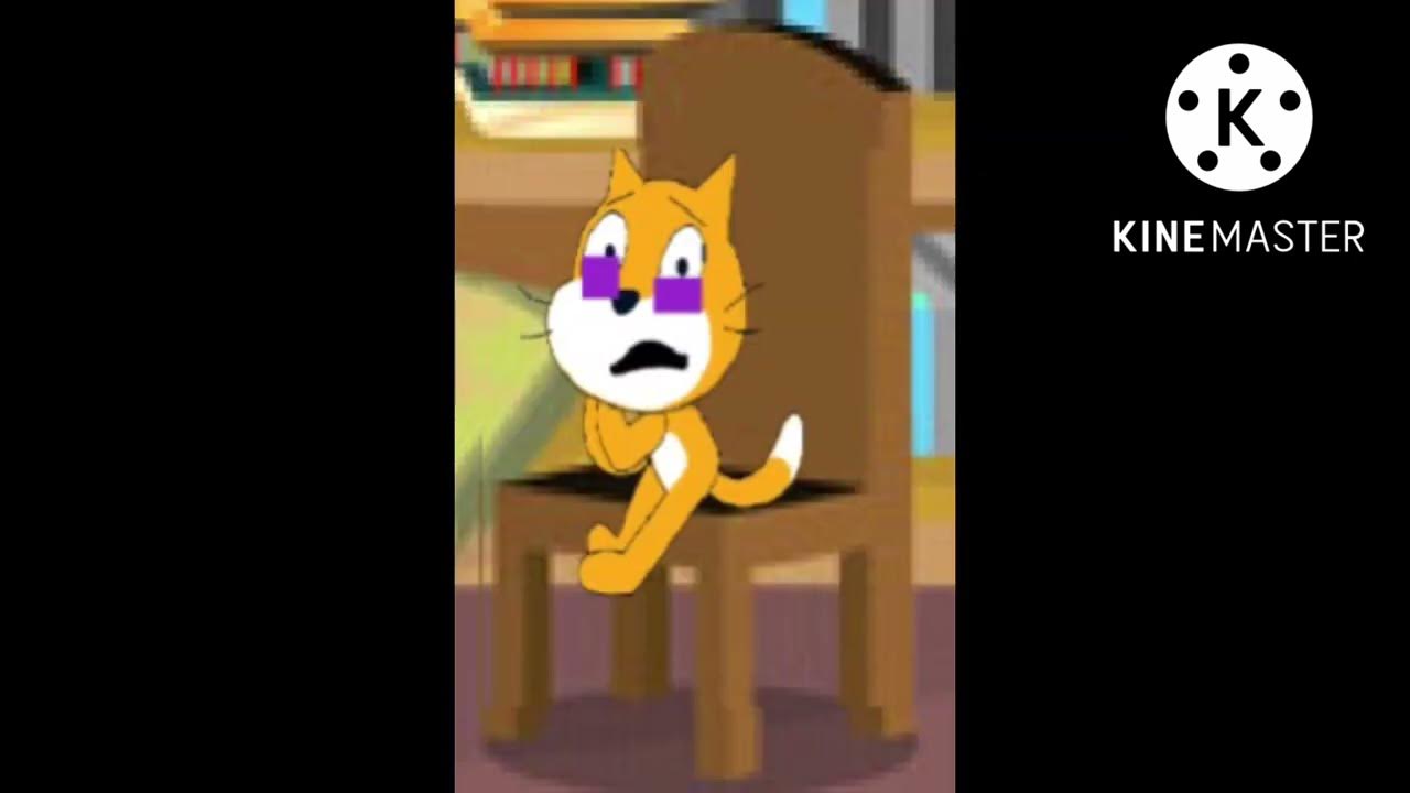 Scratch cat becoming Scared - YouTube