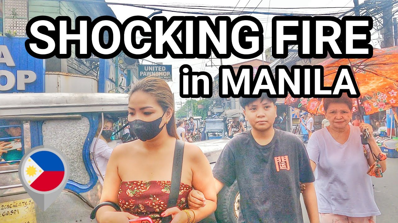 SHOCKING FIRE in TONDO MANILA | WALKING AFTERMATH in FIRE at Pritil ...