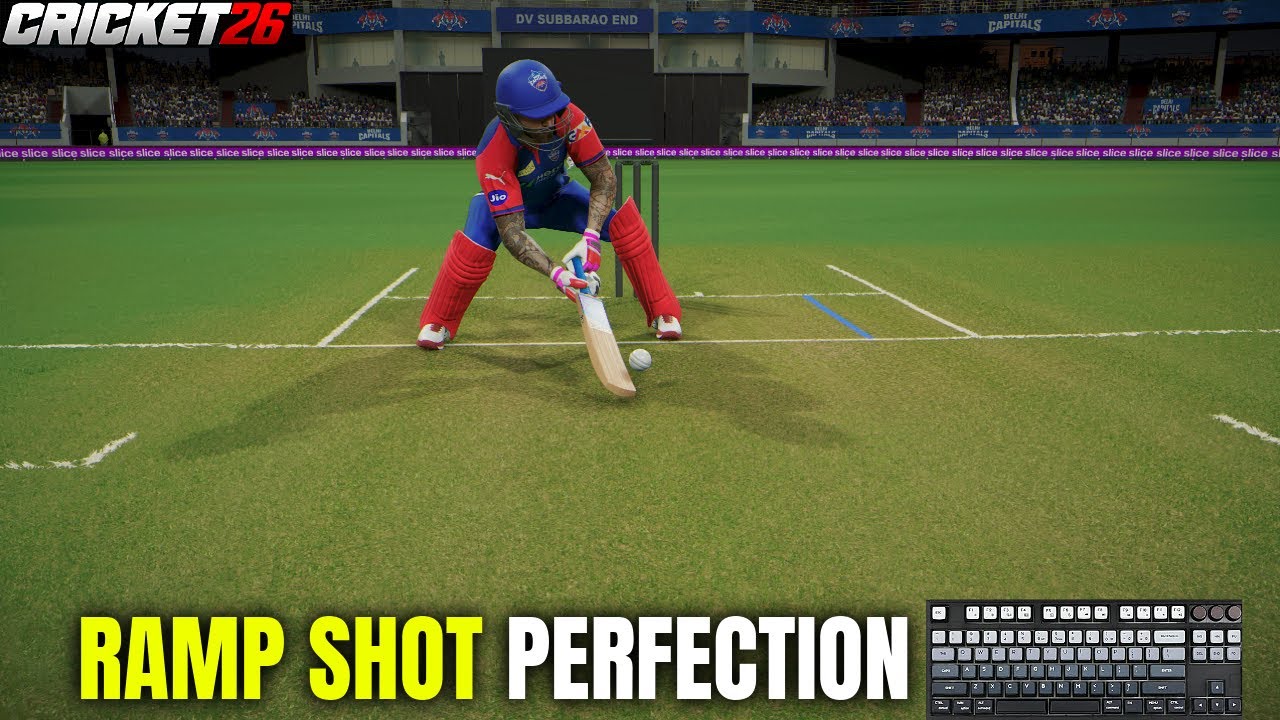 How to Play the Ramp Shot in Cricket 26 | Keyboard Controls - YouTube