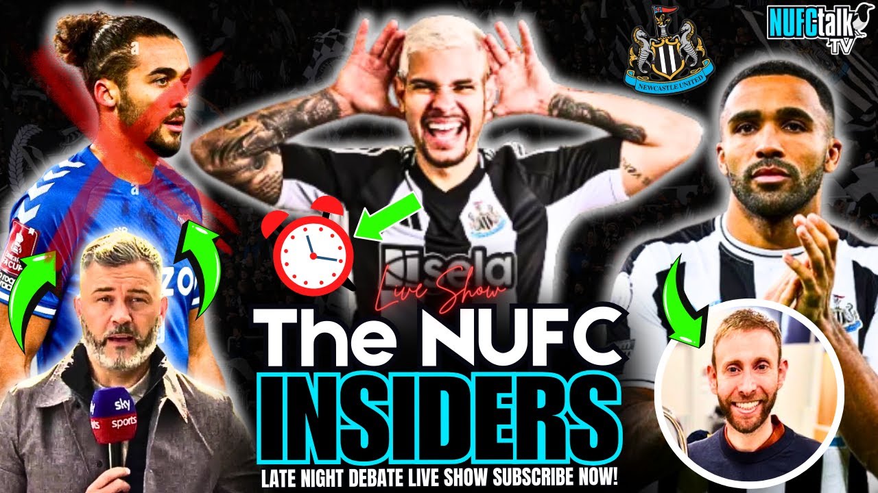 NUFC Insiders: Bruno's Clock is TICKING!⏰ Calvert-Lewin NOT WANTED ...