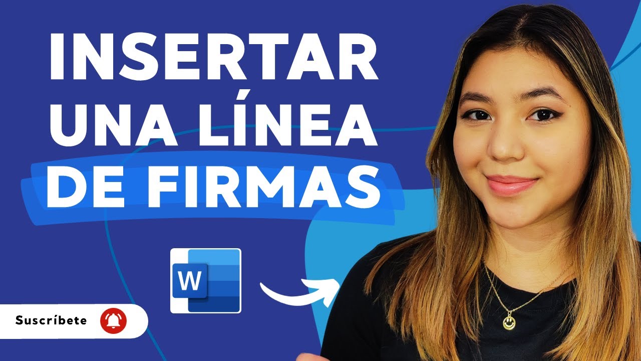 Cómo HACER una LÍNEA para FIRMA en Excel - Agregar una o varias líneas ...