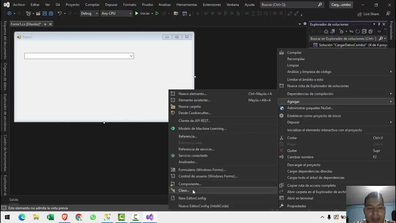 Cargar Datos De Sql Server A Combobox C Datatable Youtube