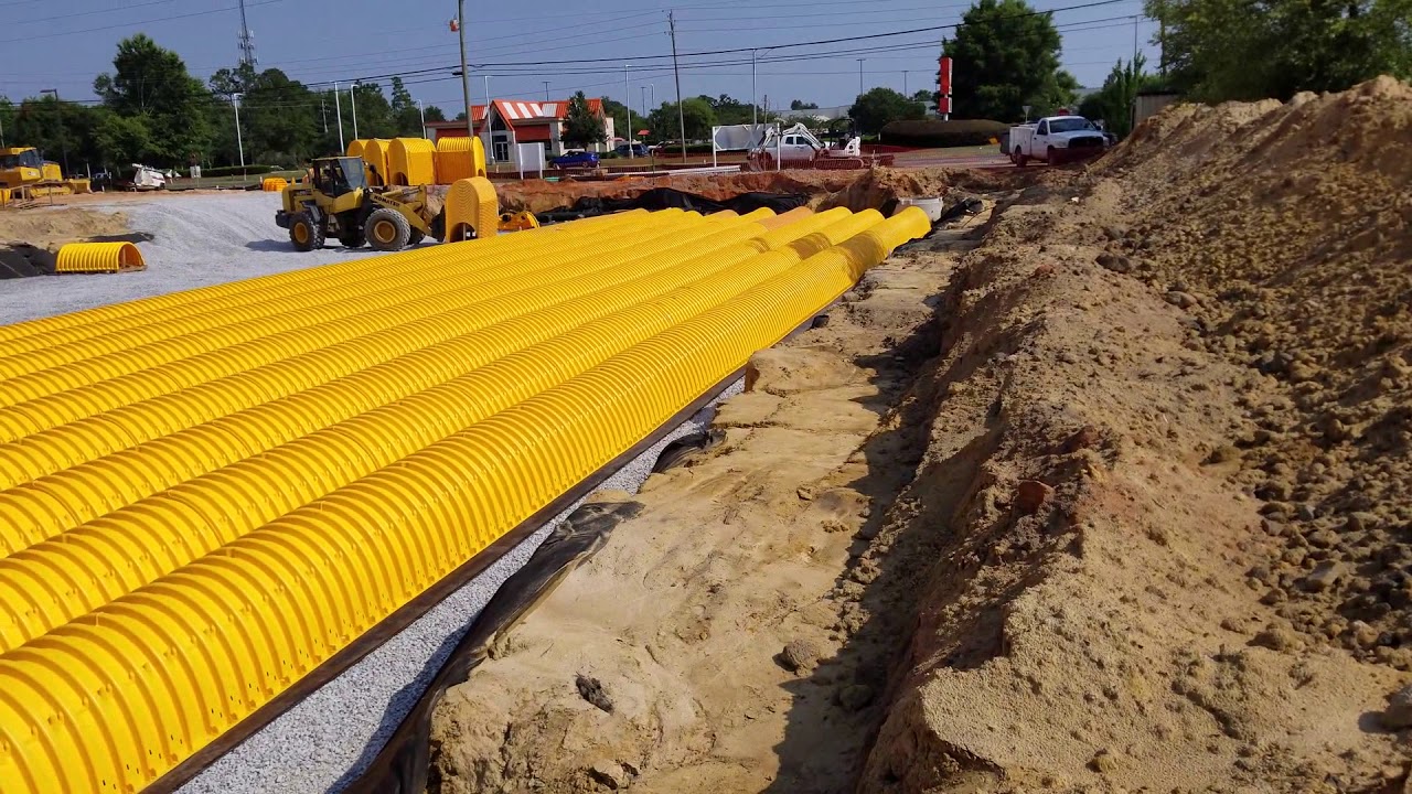 Jacksonville Drain Field & Leach Lines - Septic System Install - YouTube