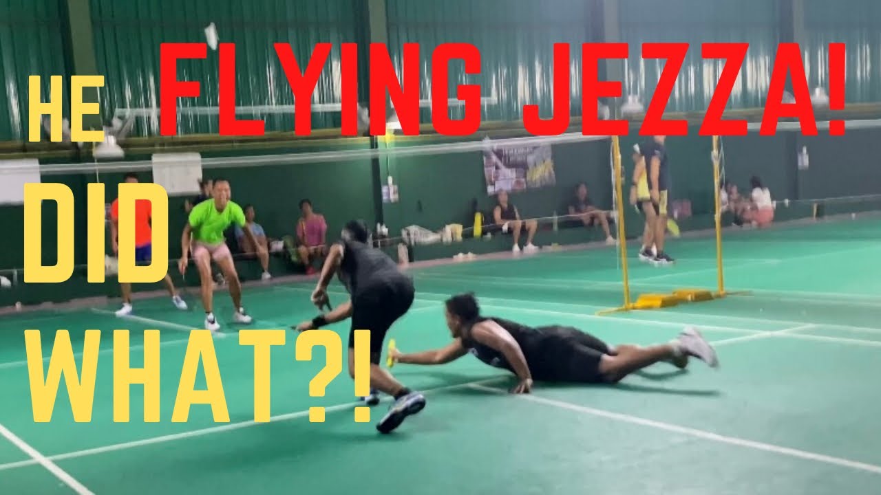 HE CAN ALSO FLY! EPIC MATCH UP!!! AMATEUR BADMINTON MATCH! - YouTube