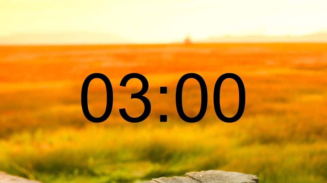 3 Minute Timer - YouTube
