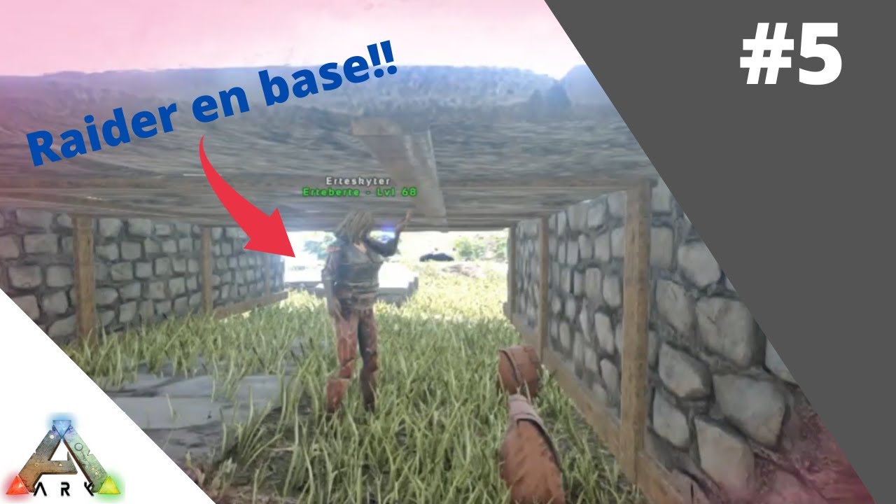 Raider en base og leter etter tames! Ark survival evolved Ep 05 ...
