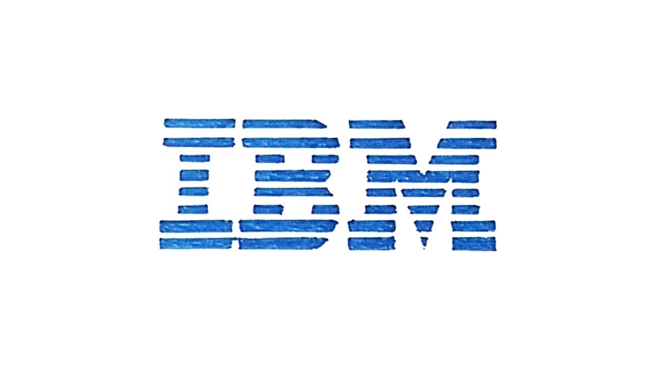 How to Draw the IBM Logo - YouTube
