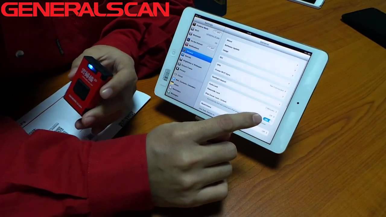 Barcode Scanner Generalscan รุ่น GS-M500BT-2D Bluetooth Barcode Scanner ...