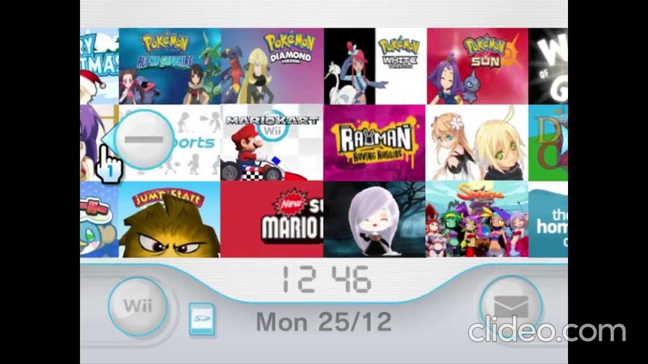 My Hacked Wii Menu (Christmas Edition) - YouTube