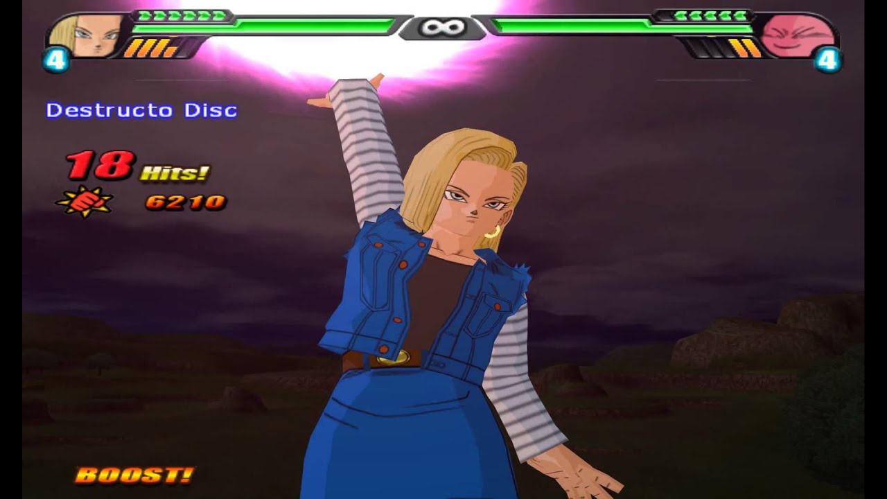 Android 18 vs Majin Buu - YouTube