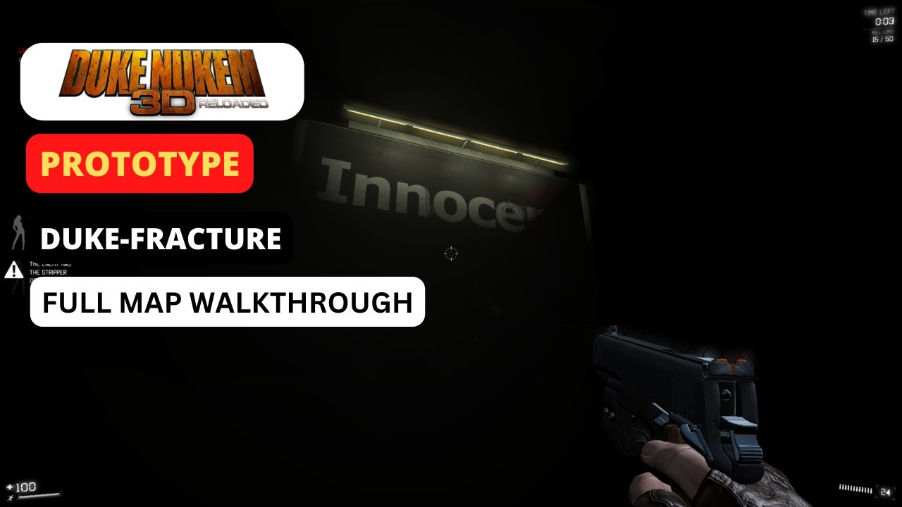 Duke Nukem 3D: Reloaded (prototype) map - Duke-Fracture - YouTube