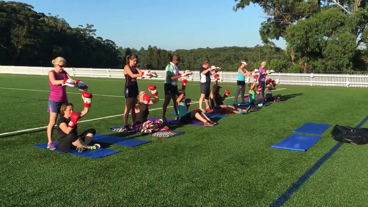 Group Boxing Seated Shoulder Punches - YouTube