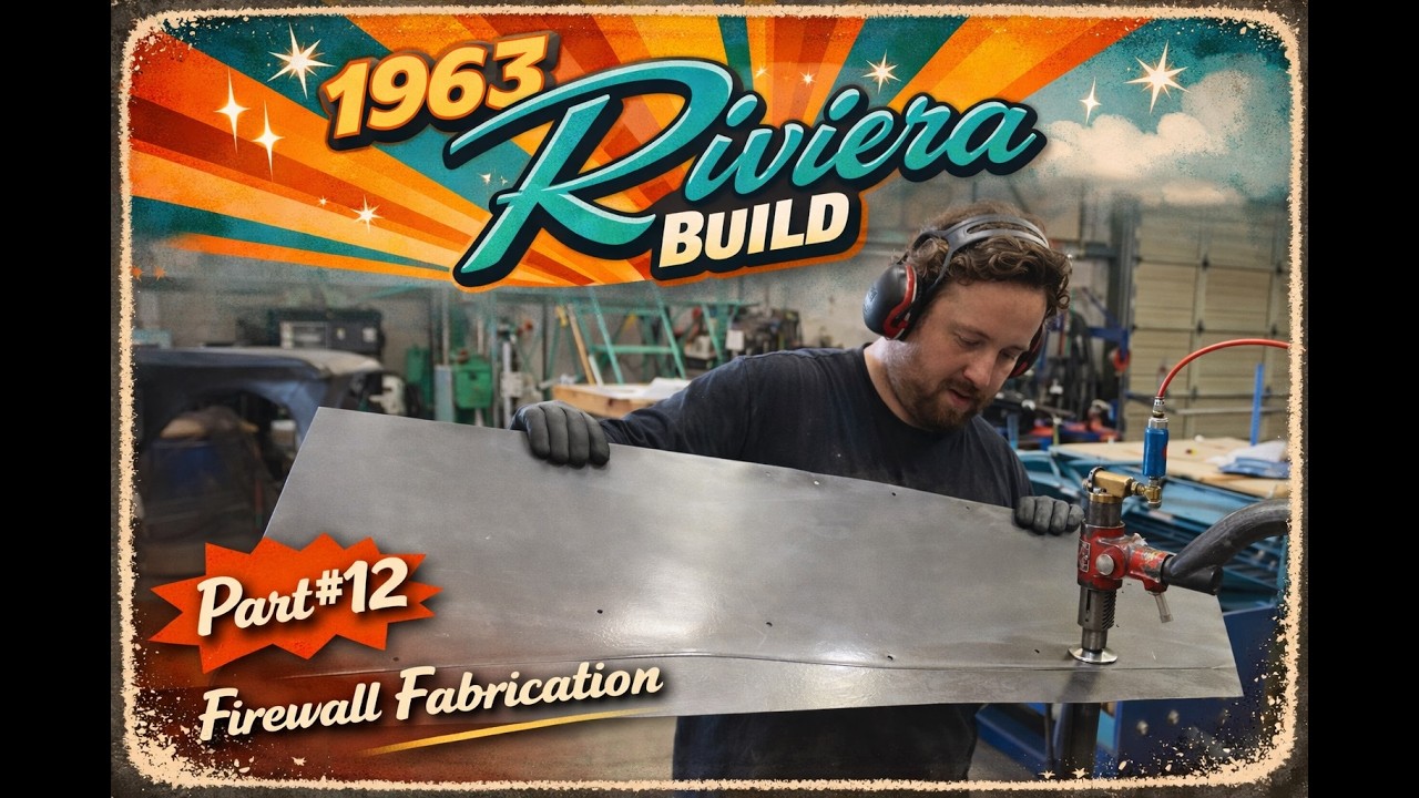 1963 Buick Riviera ProTouring build #12:Fabricating a custom firewall ...
