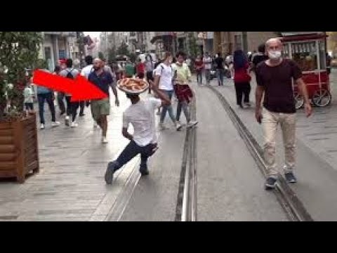 OSCRLIK DİLENCİ KAMERAYA TAKILDI