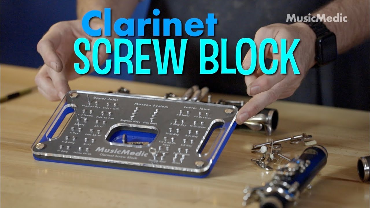 Clarinet Screw Block for Woodwind Repair - YouTube