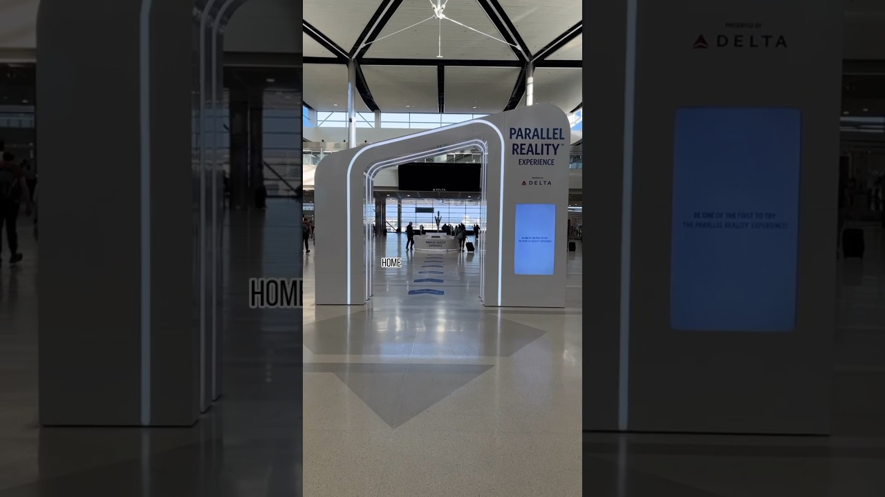 Worlds FIRST Parallel Reality at Detroit Metro Airport - YouTube