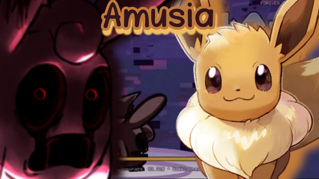 Amusia : Disabled Wigglytuff vs Eevee - FNF Cover - YouTube