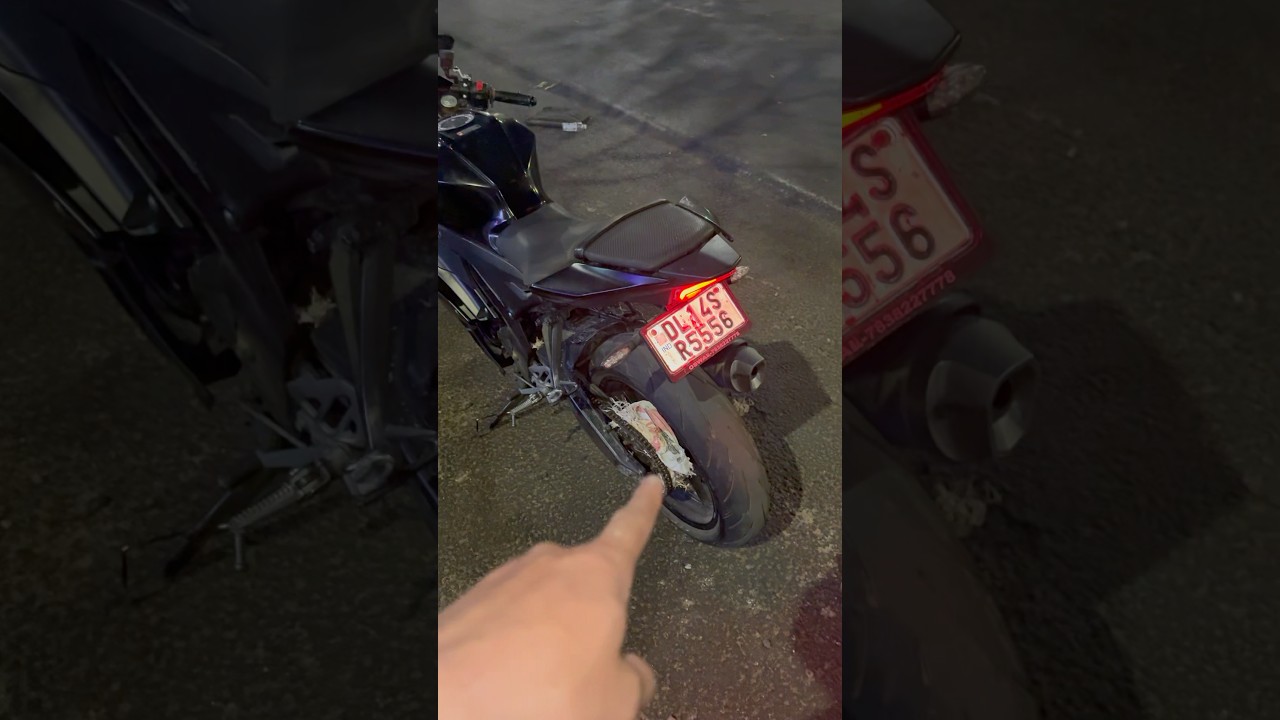 R15 Crash Video #bike #crash #rider #yamaha #r15 - YouTube