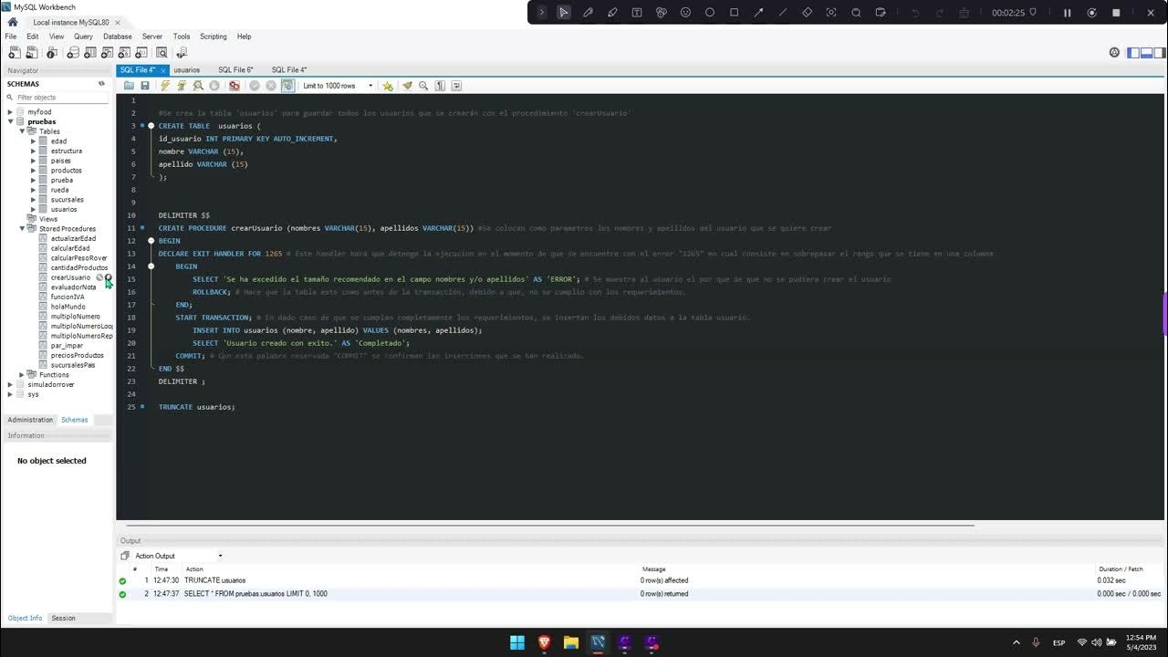 Excepciones y Transacciones en MySQL - YouTube