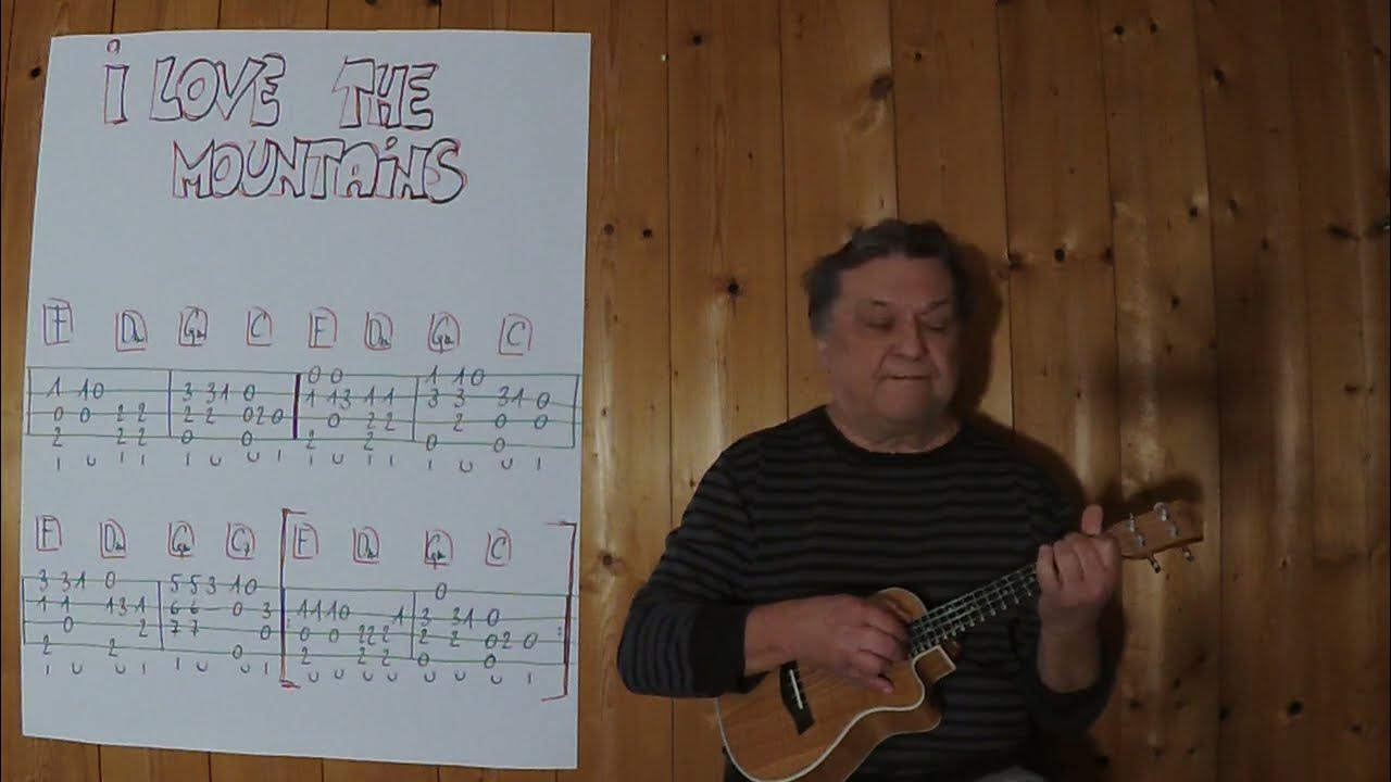 UKULELE Lesson # 648: I LOVE THE MOUNTAINS (Nursery Rhyme / Kinderlied ...