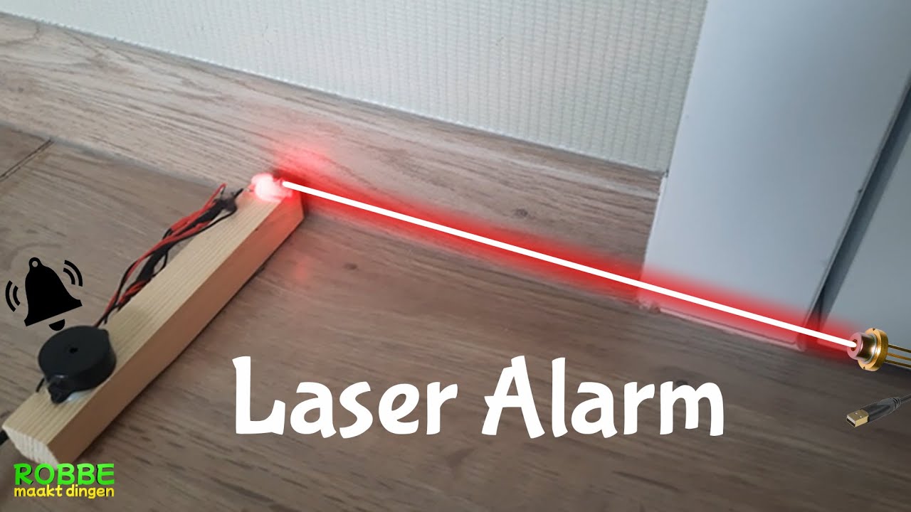 DIY LASER ALARM maken! - YouTube