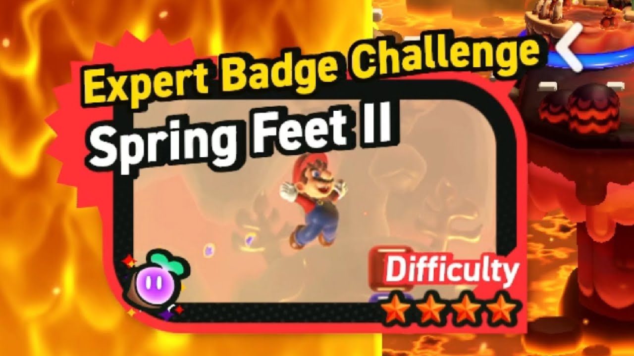 Spring Feet 2 100% All Coins and Wonder Seeds Super Mario Bros Wonder ...