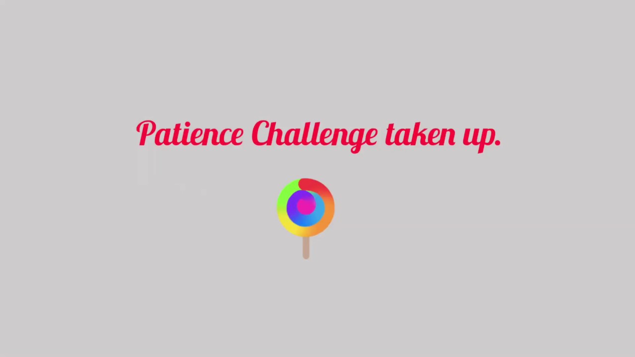 Renée takes up the patience challenge, toddler feeling tempted or not ...