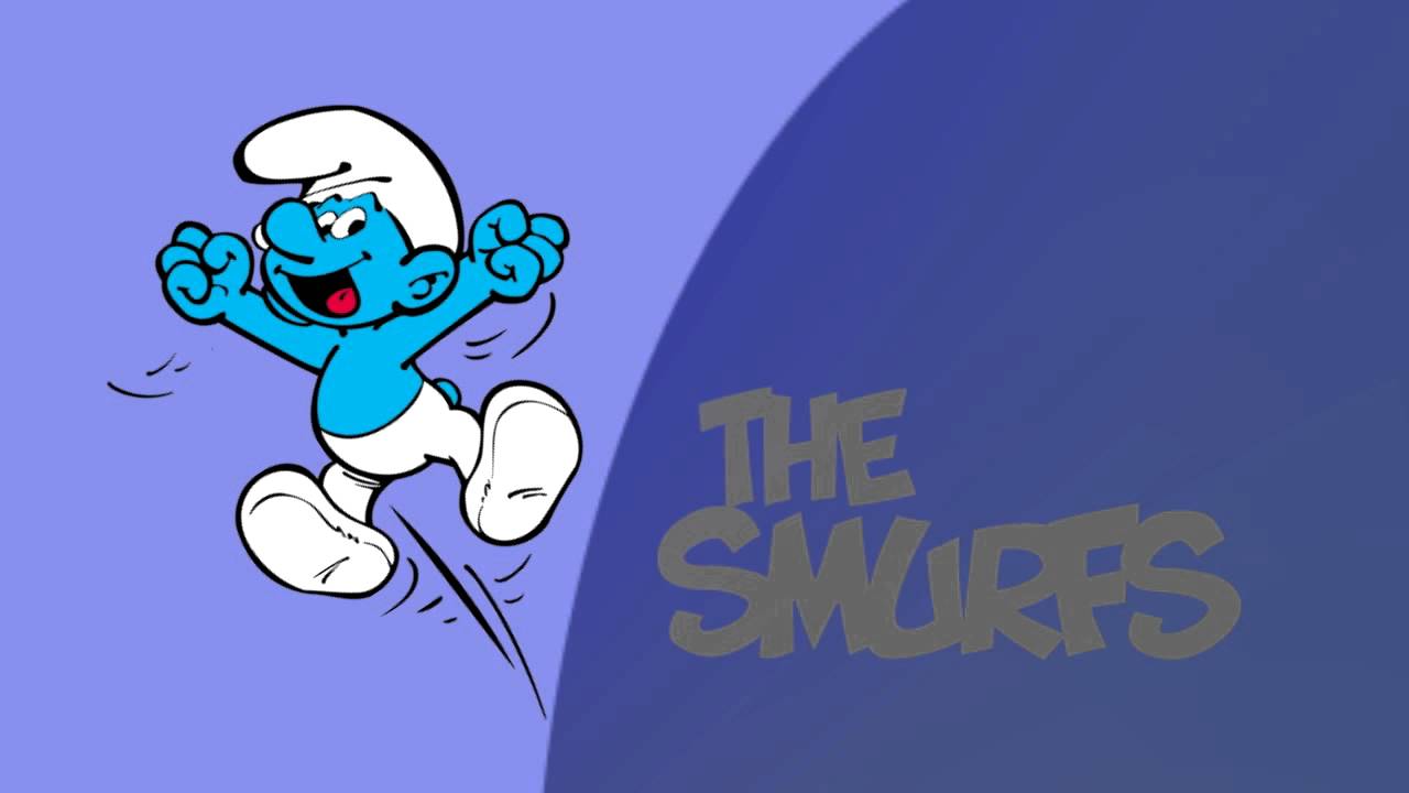 the smurfs . jumping smurf logo - YouTube