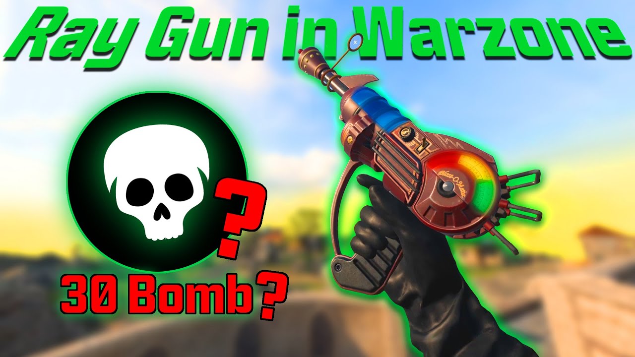 *NEW* Ray Gun In Warzone | Can I Drop 30 kills with it - YouTube