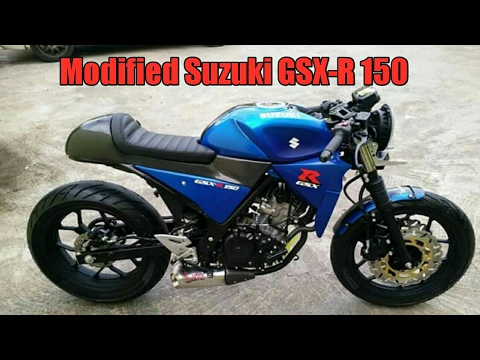 Modified Suzuki GSX-R150 Cafe Racer by Insan Motor Bekasi - YouTube