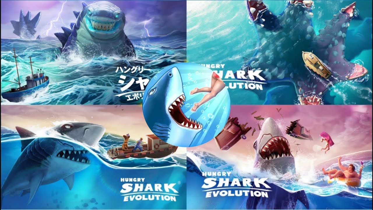Hungry Shark Evolution - New Shark Coming Update Soon - All Sharks Unlocked Hack Gems And Coins ...