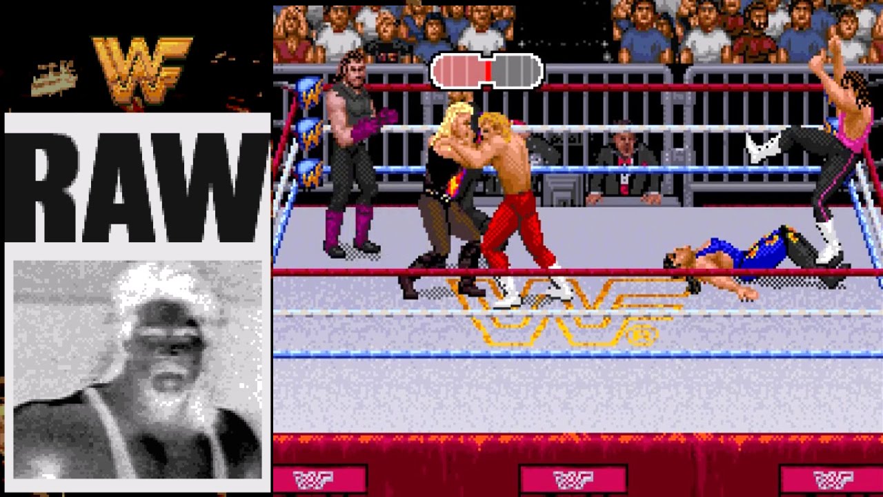 WWF Raw ... (SNES) 60fps Gameplay - YouTube