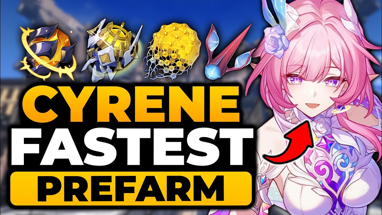 Cyrene Prefarm (ULTIMATE GUIDE) FAST FARM For All Cyrene Materials ...