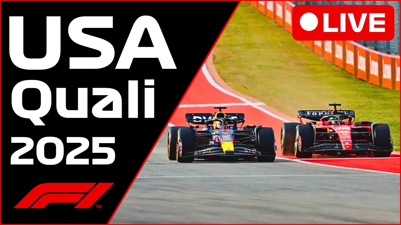🔴F1 LIVE - USA GP QUALI - Commentary + Timing - YouTube