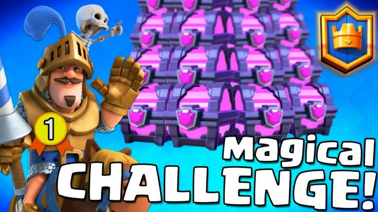 CLASH ROYALE RANDOM MAGICAL CHEST CHALLENGE - YouTube