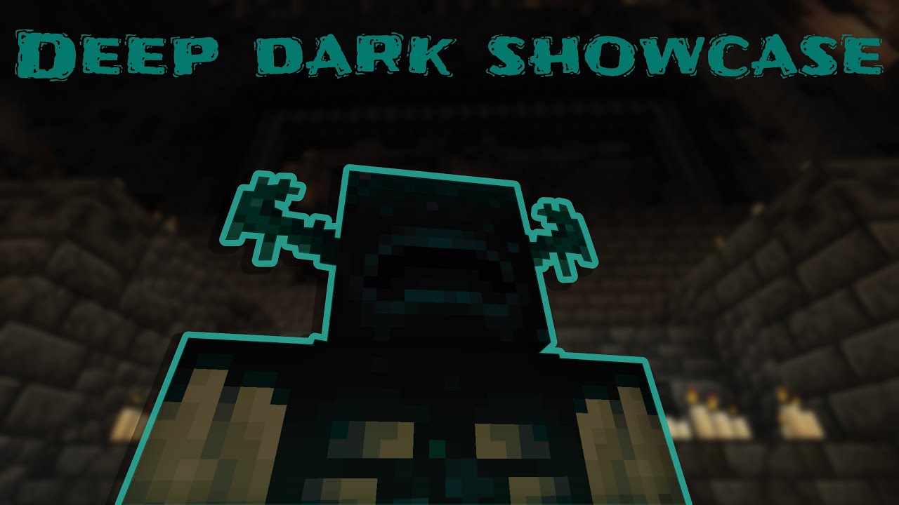 The MINECRAFT DEEP DARK and WARDEN snapshot showcase -A very scary ...